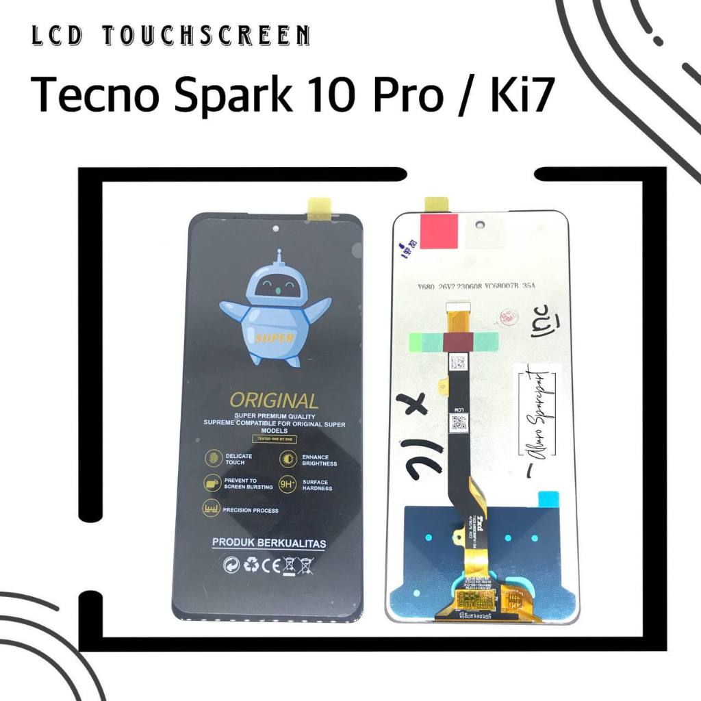 Jual LCD TOUCHSCREEN TECNO SPARK 10 PRO Ki7 FULLSET | Shopee Indonesia