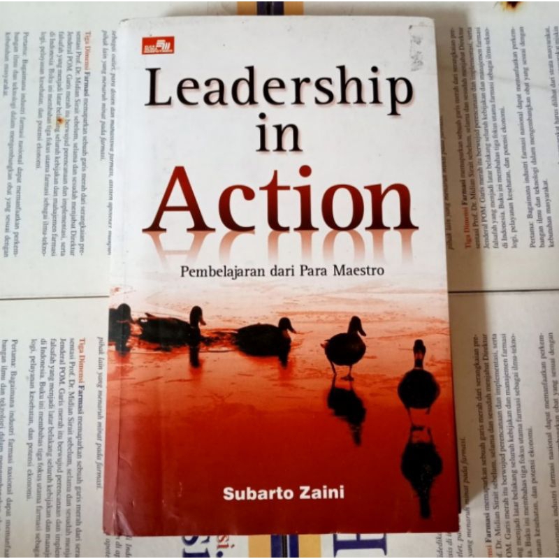 Jual BUKU ORIGINAL LEADERSHIP IN ACTION Subarto zaini | Shopee Indonesia