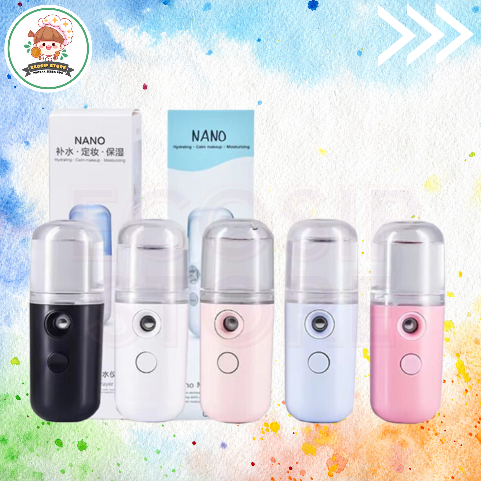 Jual Nano Mist Spray Portable Water Facial Cooling Semprotan Air Wajah | Shopee Indonesia