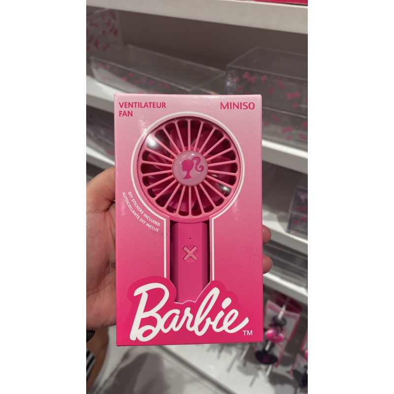 Jual Miniso X Barbie Kipas Angin Pink | Shopee Indonesia