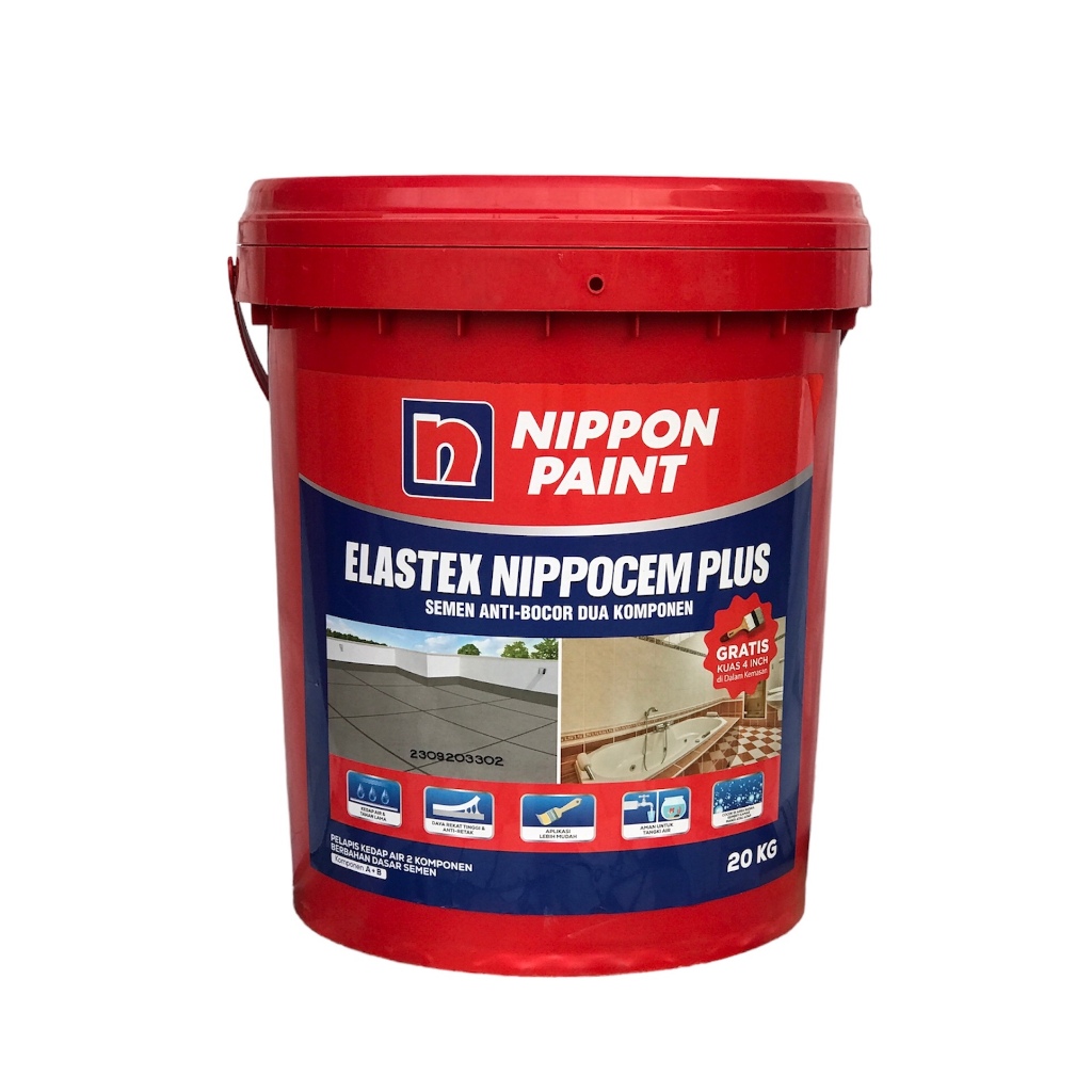 Jual Elastex Nippocem Plus 20kg - Pelapis Anti Bocor 2 Komponen ...
