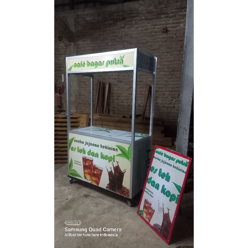 Jual Booth Es Teh Gerobak Es Teh Dan Kopi Gerobak Aluminium Dan Acp Invoice Shopee Indonesia