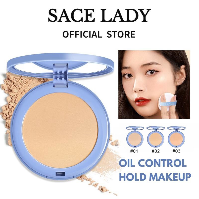 Jual SACE LADY Oil-Control Face Powder Bedak Padat Tahan Air Tahan Lama ...