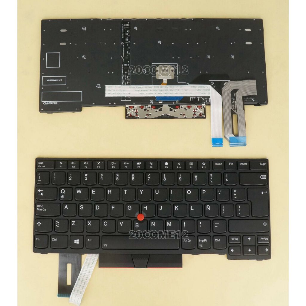 Jual KEYBOARD LENOVO THINKPAD T480S T490 E480 E485 E490 E495 L480 NO ...