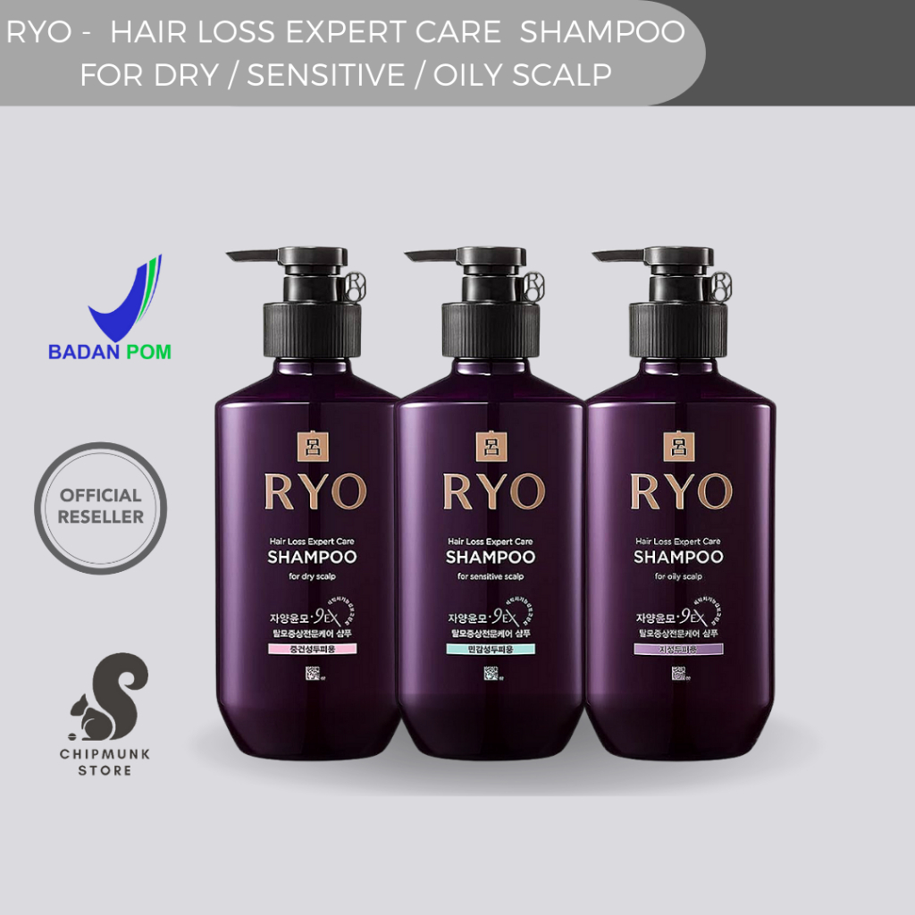 Jual Ryo Hair Loss Care Shampoo for Sensitive Scalp / Normal to Dry ...