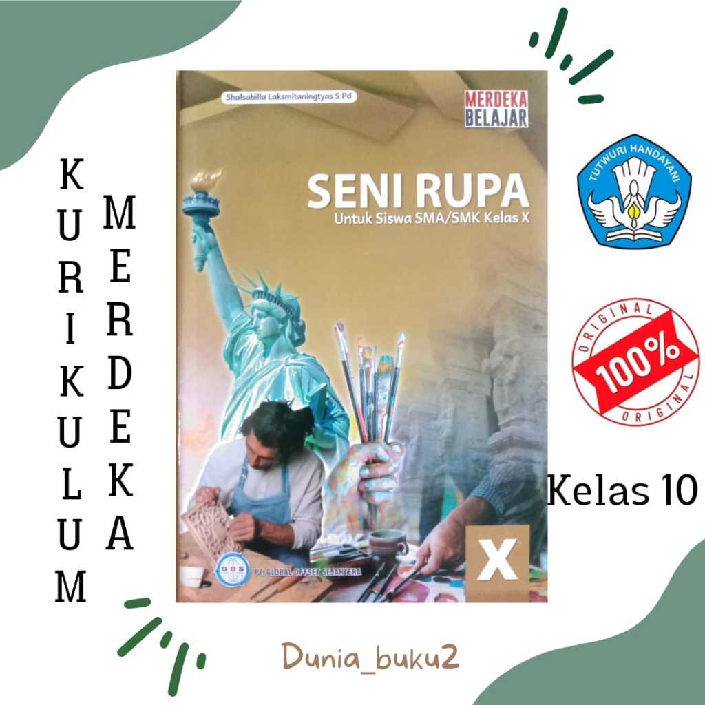 Jual BUKU SISWA SENI RUPA KURIKULUM PENGGERAK-MERDEKA KELAS 0 SMA/K (PENERBIT: GOS) | Shopee ...