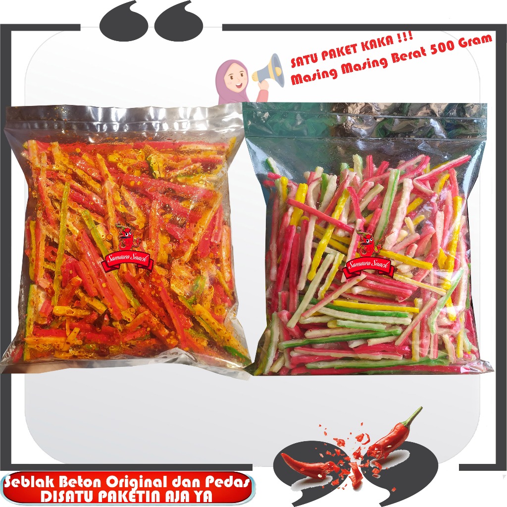 Jual SATU HARGA 2 RASA seblak beton original dan pedas daun jeruk ...