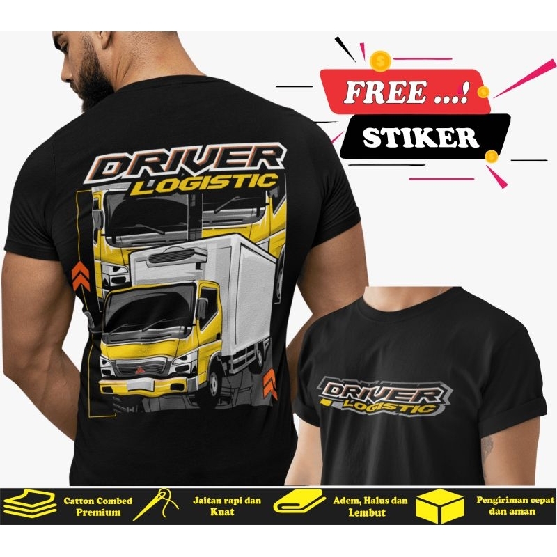 Jual Kaos Keren Driver Muda Truk Logistik Combed 24S Baju Driver Muda ... Jual Kaos Keren Driver Muda Truk Logistik Combed 24S Baju Driver Muda ...