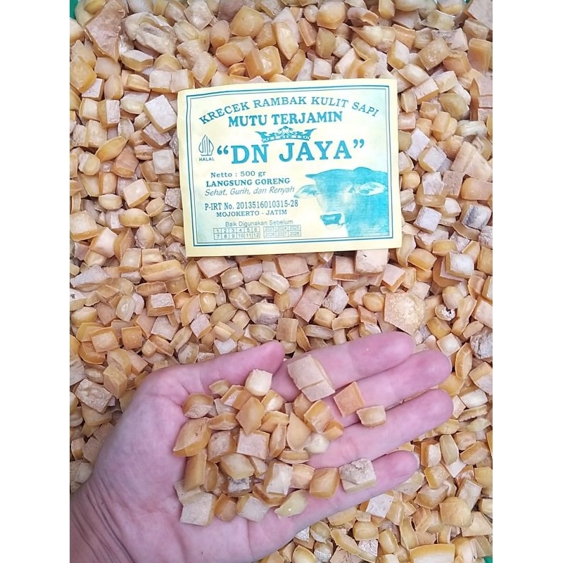 Jual Kerupuk Rambak Sapi Kotak Mentah 200gr Langsung Goreng / Rambak ...