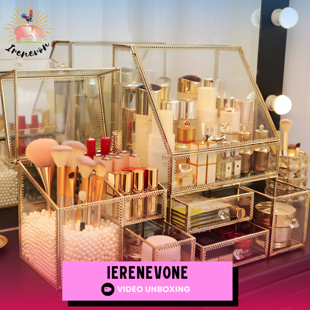 Jual Rak Makeup / Skicare Dan Tempat Kosmetik Kaca / Luxury Skincare ...