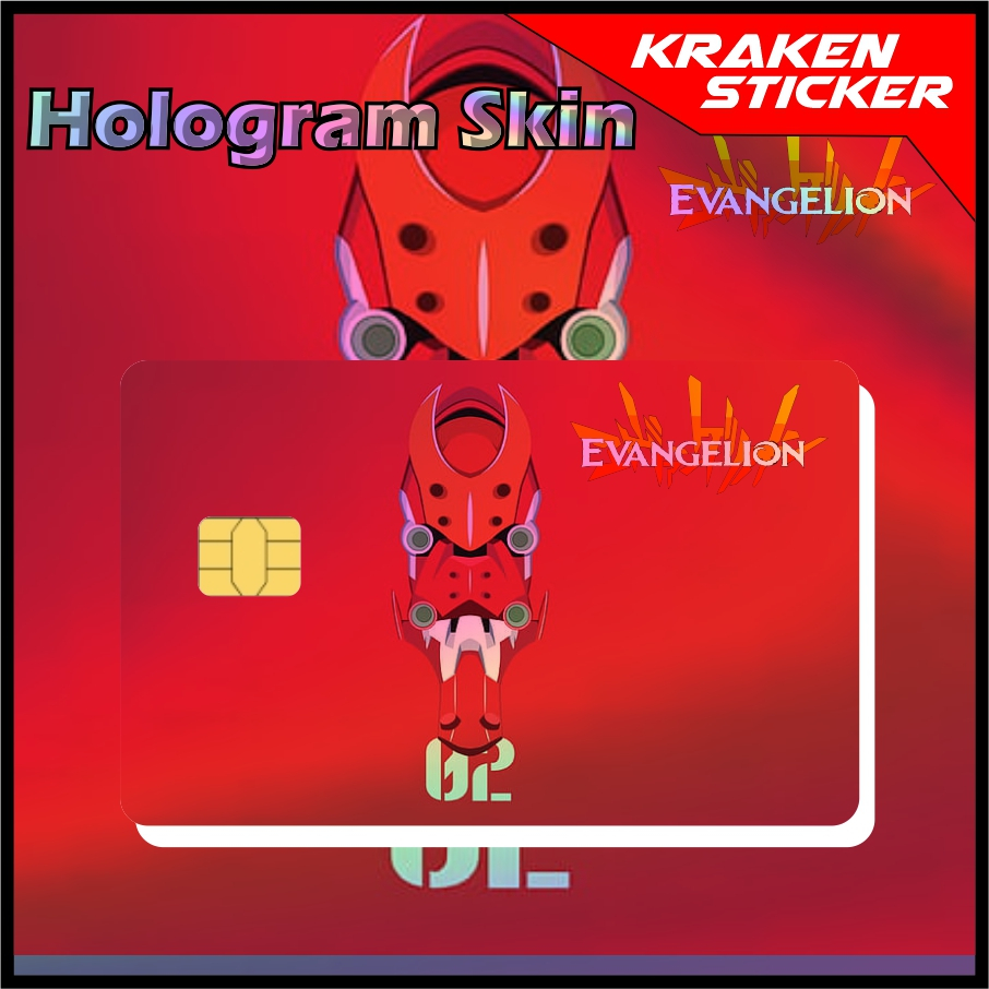 Jual STIKER STICKER SKIN CARD ATM ANIME EVANGELION GENESIS HOLOGRAM&NON ...