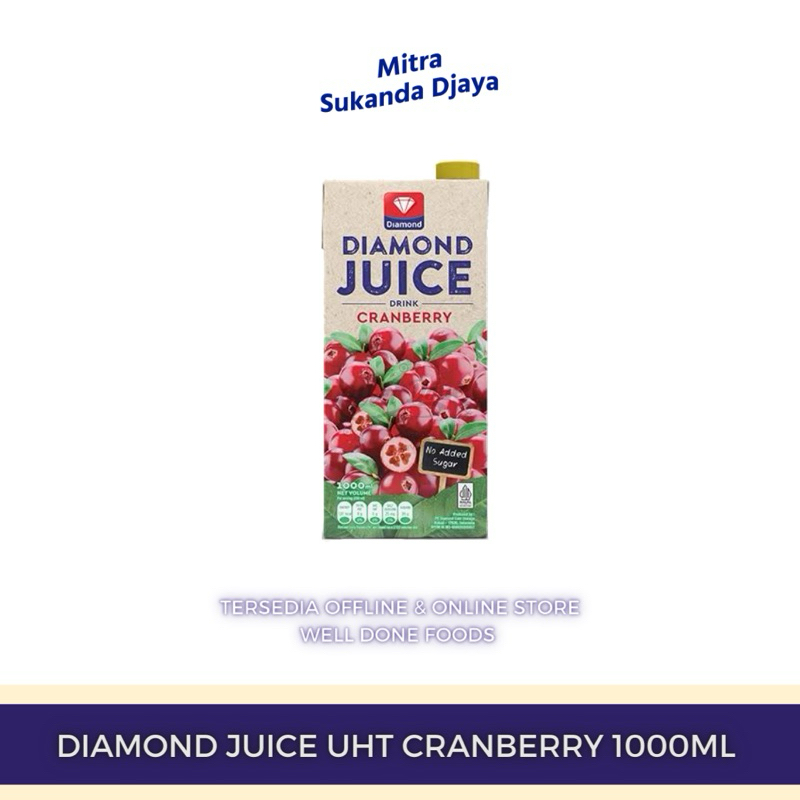 Jual Diamond Juice Cranberry UHT 1L | Shopee Indonesia
