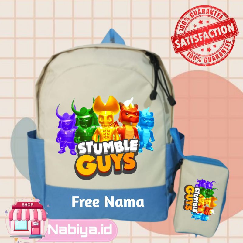 Jual TAS RANSEL STUMBLE GUYS BACKPACK ANAL SEKOLAH COSTUME GAMBAR ...