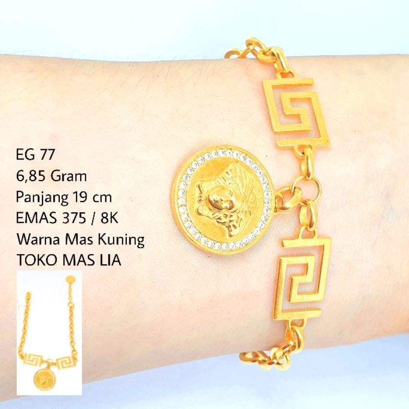 Jual Gelang Tangan EMAS ASLI Kadar 300 - 375 ( TOKO MAS LIA GOLD BEKASI ...
