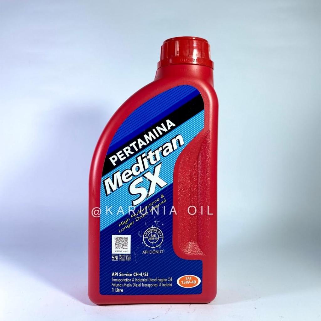 Jual Oli Mobil Diesel Pertamina MEDITRAN SX 15W-40 1 Liter | Shopee ...