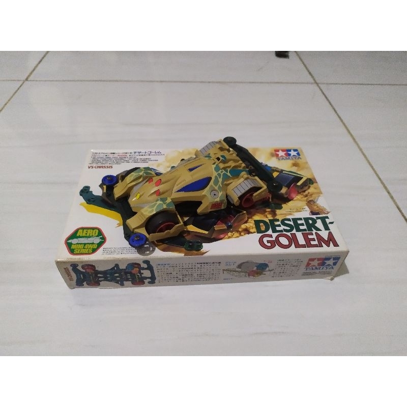 Jual TAMIYA mini 4wd DESERT GOLEM modif MIJ | Shopee Indonesia
