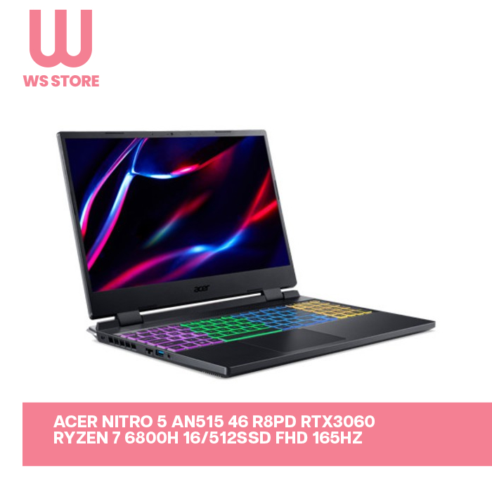Jual ACER Nitro 5 AN515 46 R8PD RTX3060 Ryzen 7 6800H 16/512SSD FHD ...