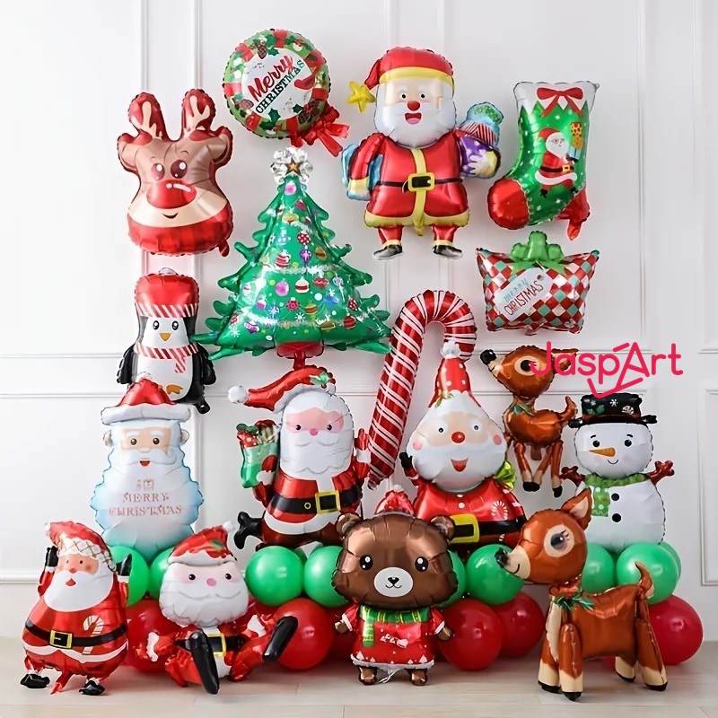 Jual Balon Foil Pohon Natal Christmas Tree Satuan | Shopee Indonesia