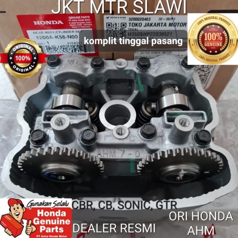 Jual 1200A-K56-N00 Head assy cylinder set komplit, block head, cylinder ...