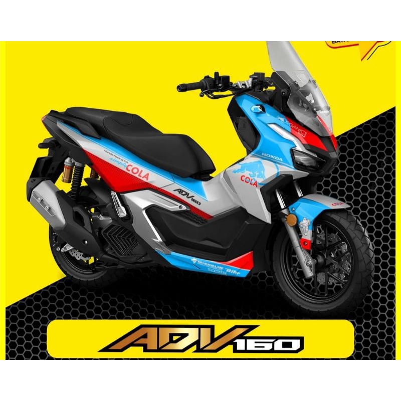 Jual sticker variasi decal full body honda ADV 160/150 striping full ...