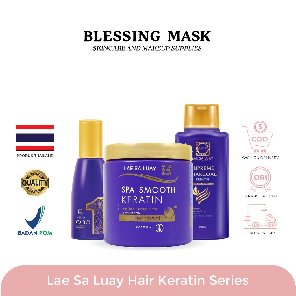 Jual Lae Sa Luay Hair Spa Smooth Keratin | Masker Rambut | Creambath ...