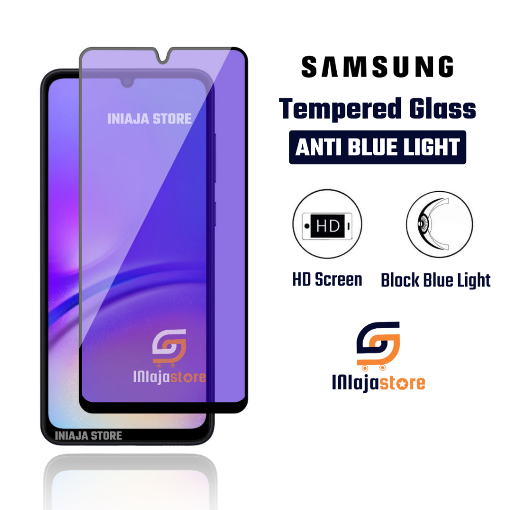 Jual Tempered Glass Anti Blue Light Samsung A07 5G A06 5G A06 A05 A05s A04 A04s A04 Core A04e ...