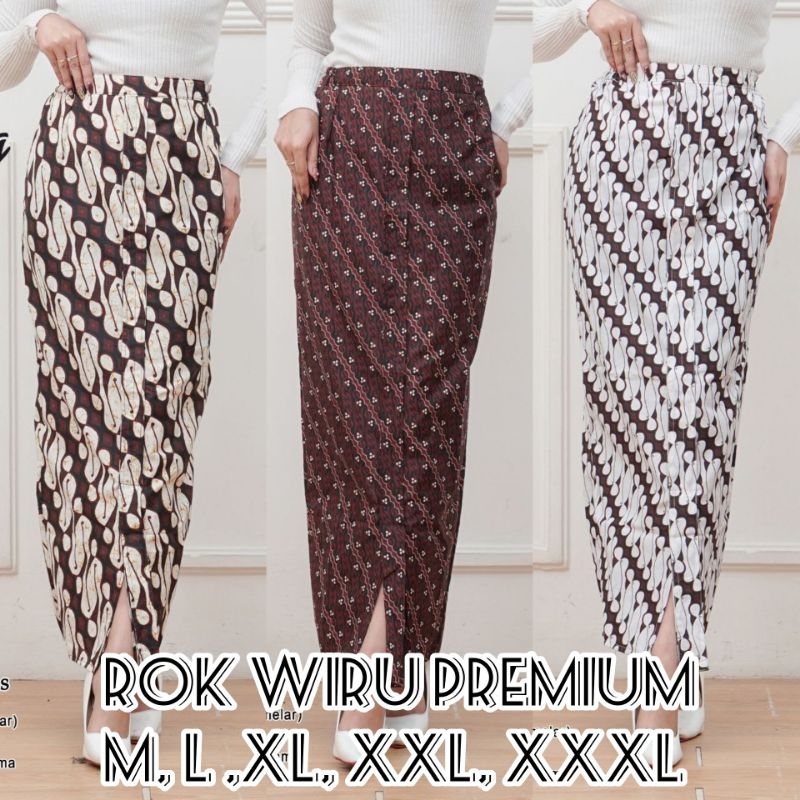 Jual GROSIR ROK BATIK WIRU UNGGUL M L XL XXL XXXL | Shopee Indonesia