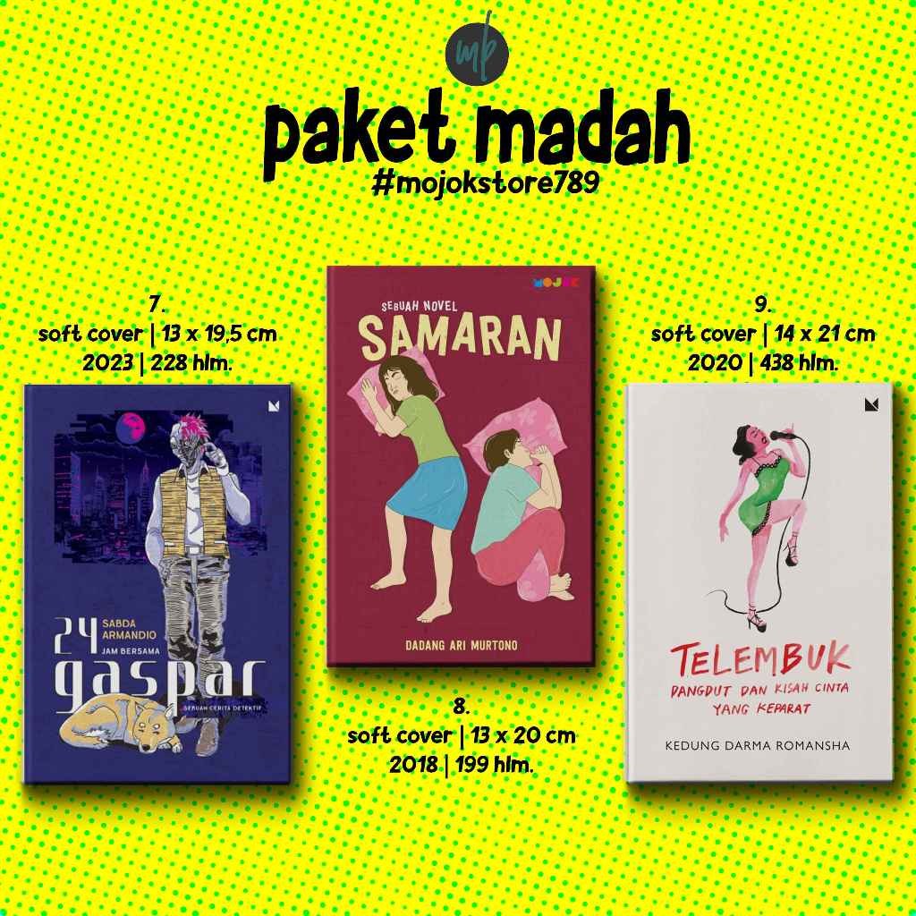 Jual Paket Buku Mojok | 24 Jam Bersama Gaspar | Samaran | Telembuk ...