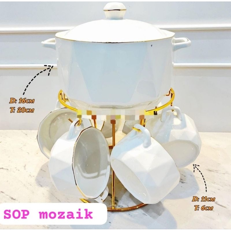 Jual SOP set putih FREE PAKING KAYU | Shopee Indonesia