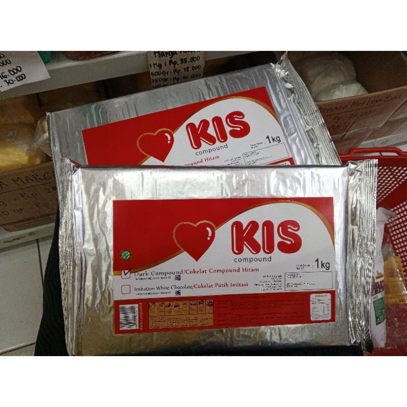 Jual kis cokelat compound dark 1kg | Shopee Indonesia