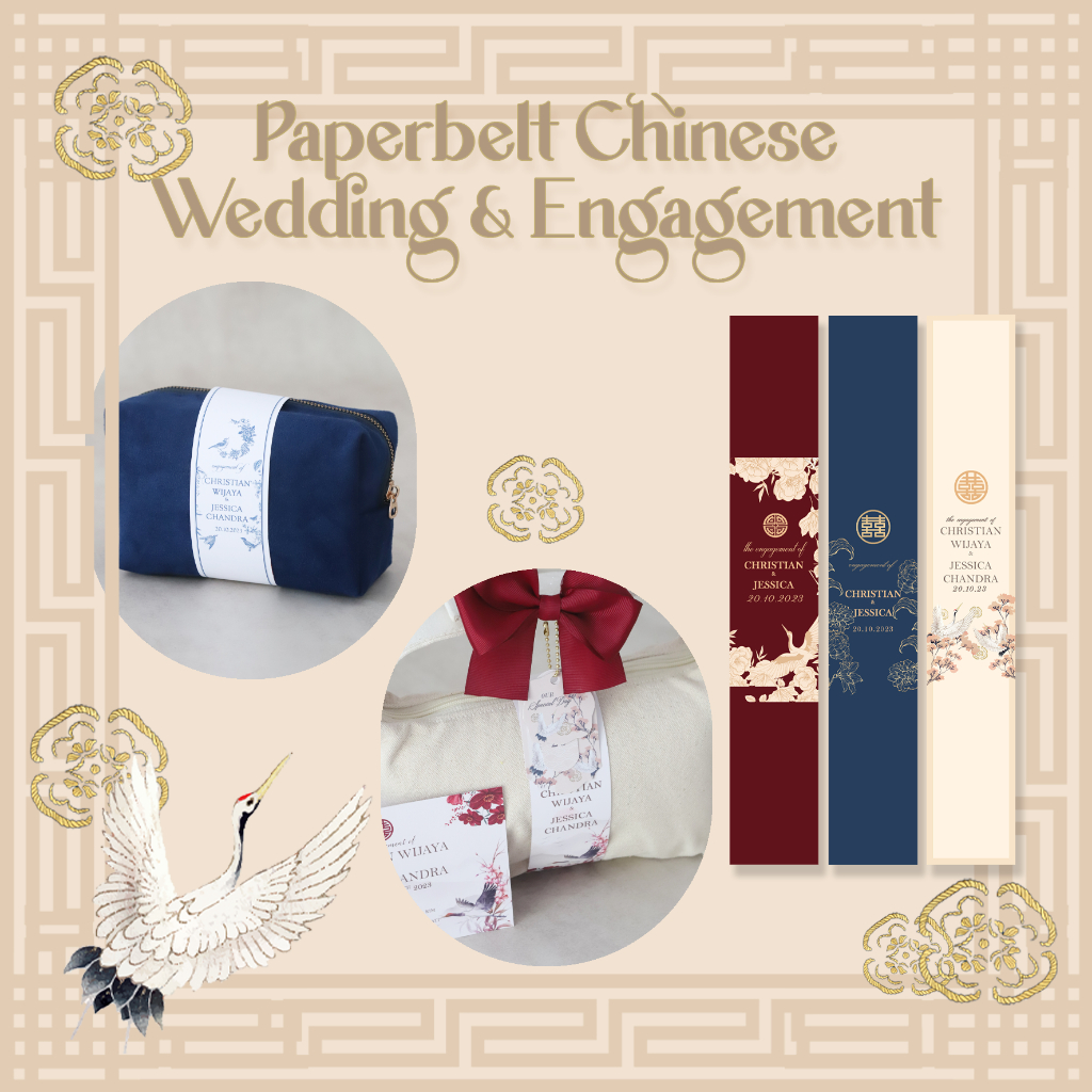 Jual Paperbelt Kotak Box Tas Acara Engagement Tingjing Sangjit Chinese ...