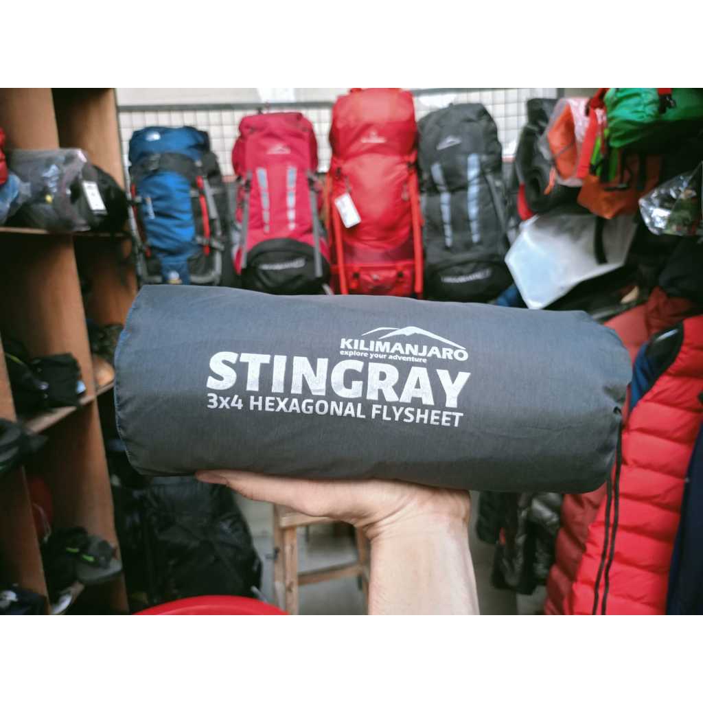 Jual Paket Flysheet Hexagon Kilimanjaro Stingray 3x4 M Hexagonal plus ...