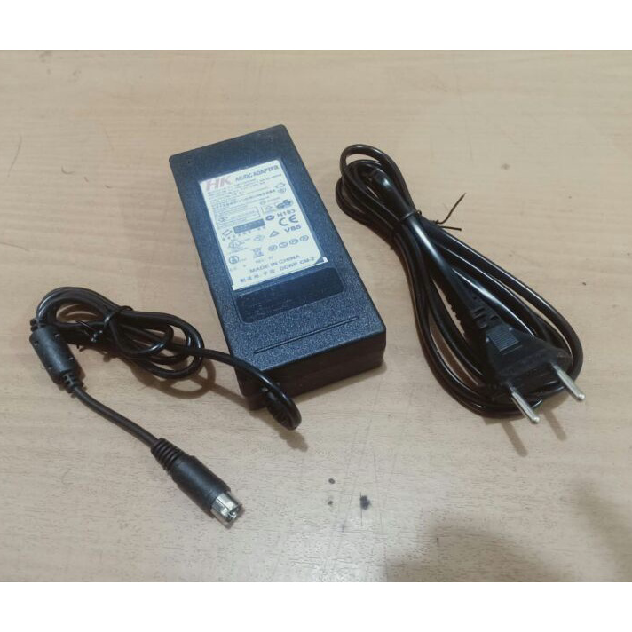 Jual KHOF206 adaptor 12v 5A 4pin dvr hikvision 4 pin 12 volt 5 ampere ...