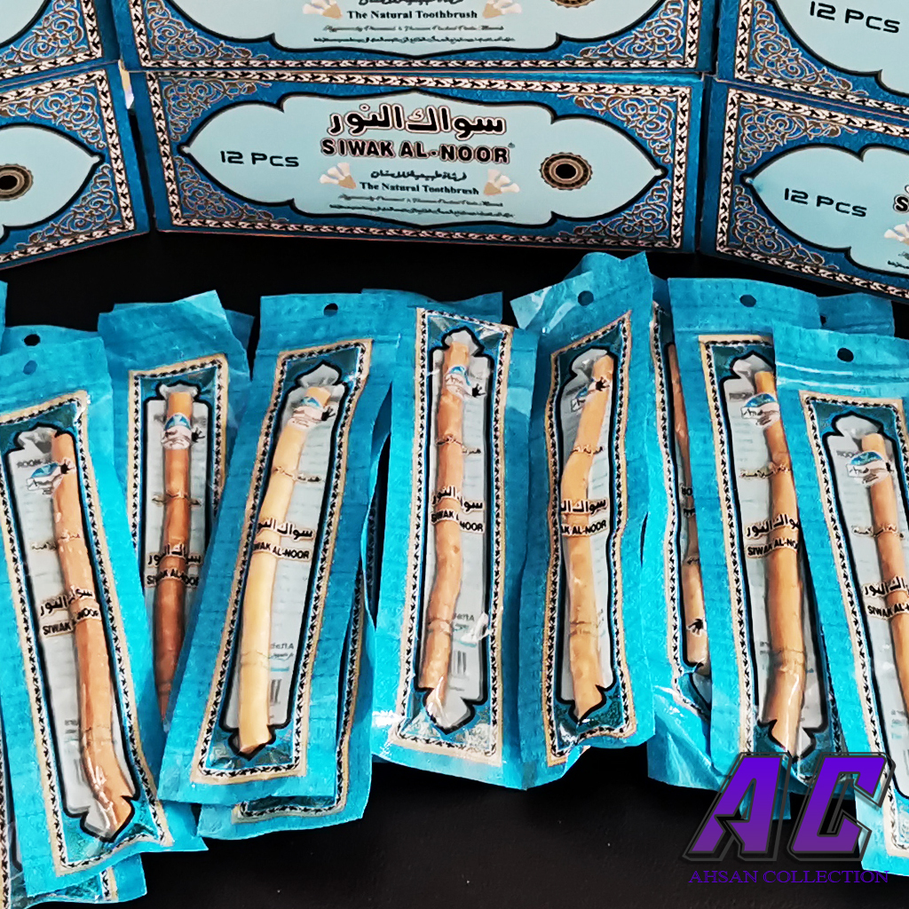 Jual [H044] - SIWAK BASAH BERKUALITAS AL-NOOR PUTIH HITAM HOLDER ...