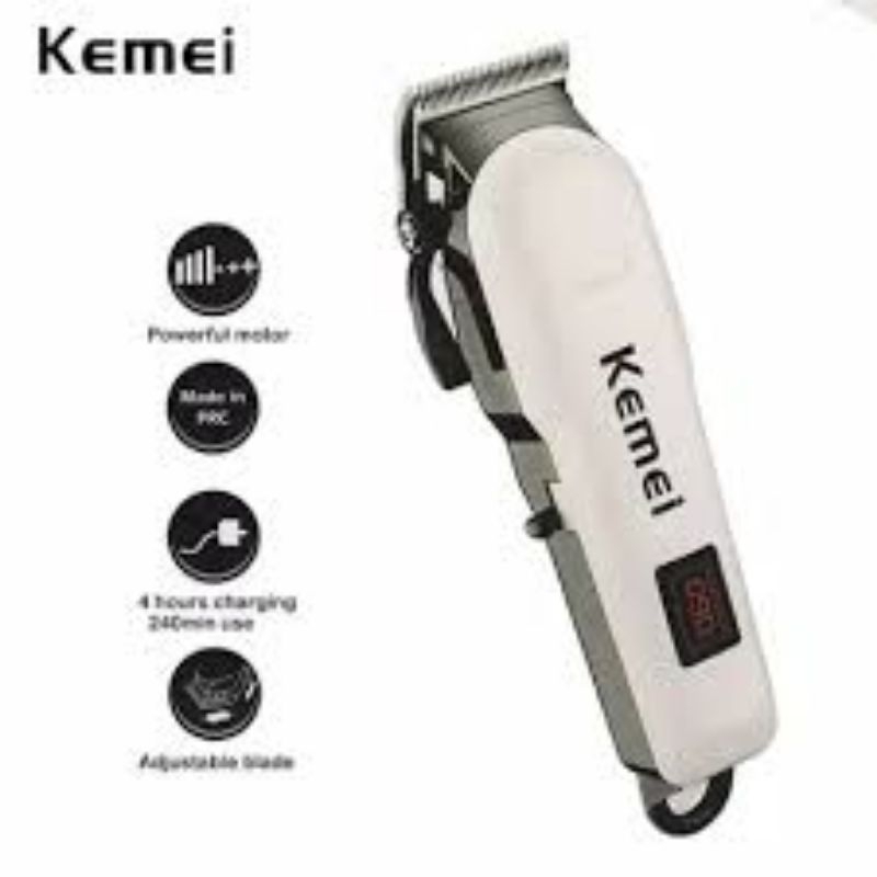 Jual Hair Clipper Kemei KM-809A Alat Mesin Cukur Rambut Lengkap | Shopee Indonesia