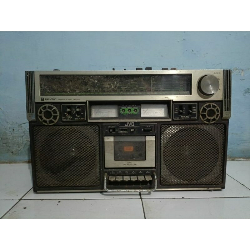 Jual radio jadul JVC biphonic display | Shopee Indonesia