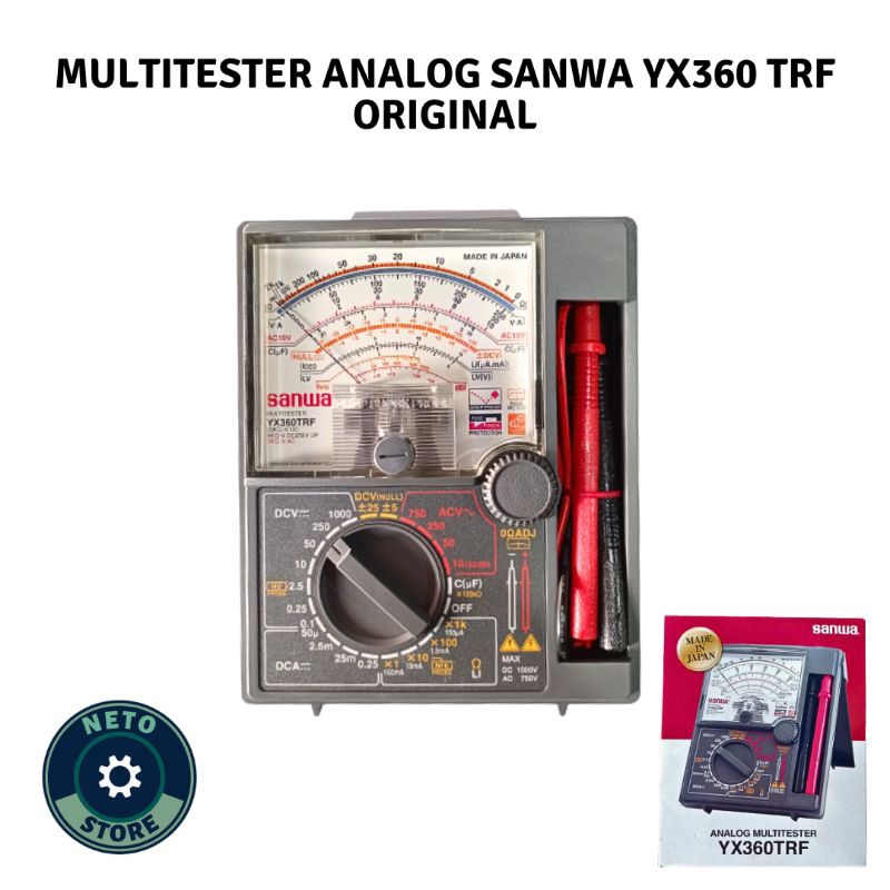 Jual MULTITESTER ANALOG SANWA YX360 TRF ORIGINAL | Shopee Indonesia