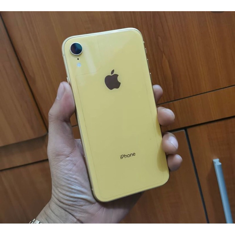 Jual IPHONE XR 128 WARNA KUNING/ SECOND MULUS | Shopee Indonesia