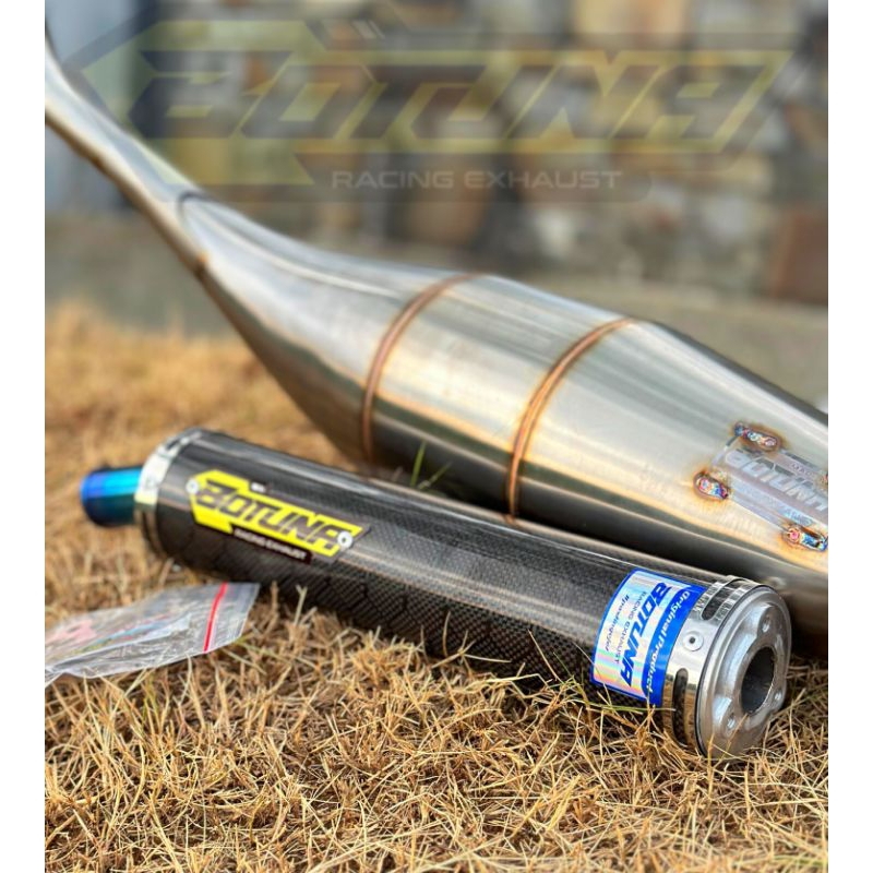 Jual Knalpot Ninja R RR SS Original Botuna Racing Type Press Carbon ...