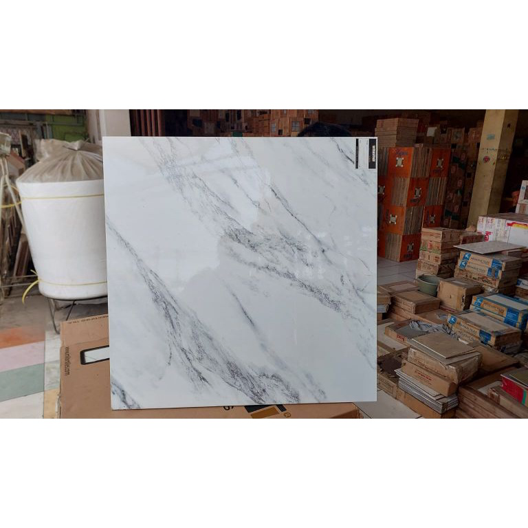 Jual Pro HematE9q4P GRANIT LANTAI 60x60 PUTIH MOTIF MARMER CARARA ...