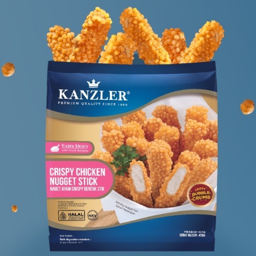 Jual Kanzler Crispy Chicken Nugget Stick 450gr / Nugget Kanzler Stick ...