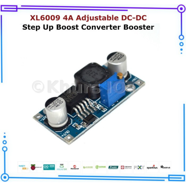 Jual XL6009 4A Adjustable DC DC Step Up Boost Converter Booster DC Module Diskon | Shopee Indonesia