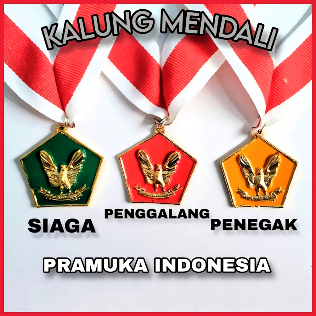 Jual KALUNG MENDALI GARUDA COR/PRALATAN PRAMUKA | Shopee Indonesia