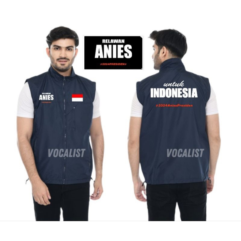 Jual rompi relawan anies//rompi terbaru//rompi kekinian//rompi partai ...