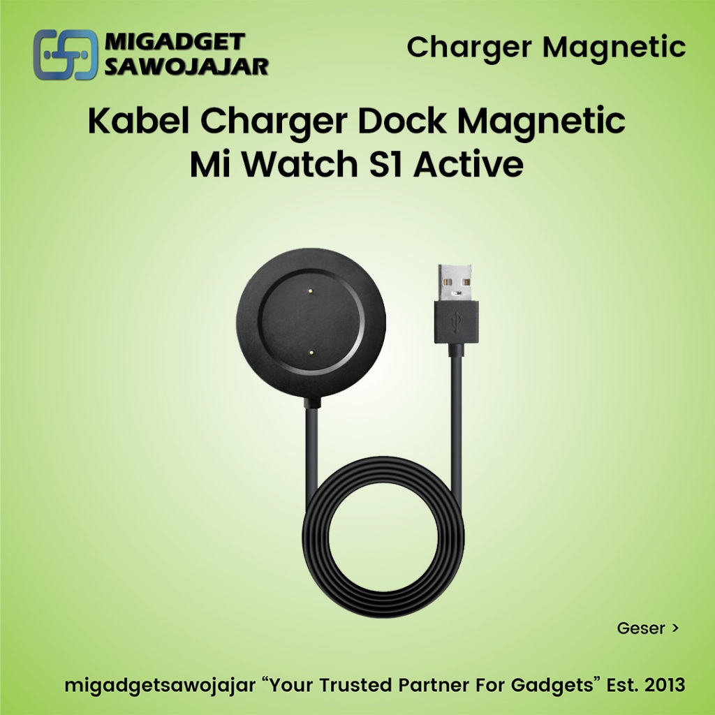 Jual Kabel Charger Dock Magnetic for Mi Watch S1 Active Charging ...