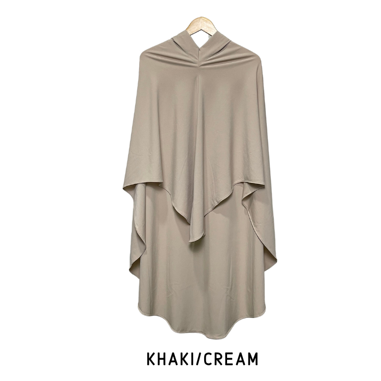 Jual Jilbab Hijab Kerudung Bergo Instan Khimar Syari Non Pet Jersey Premium Nadine | Shopee ...