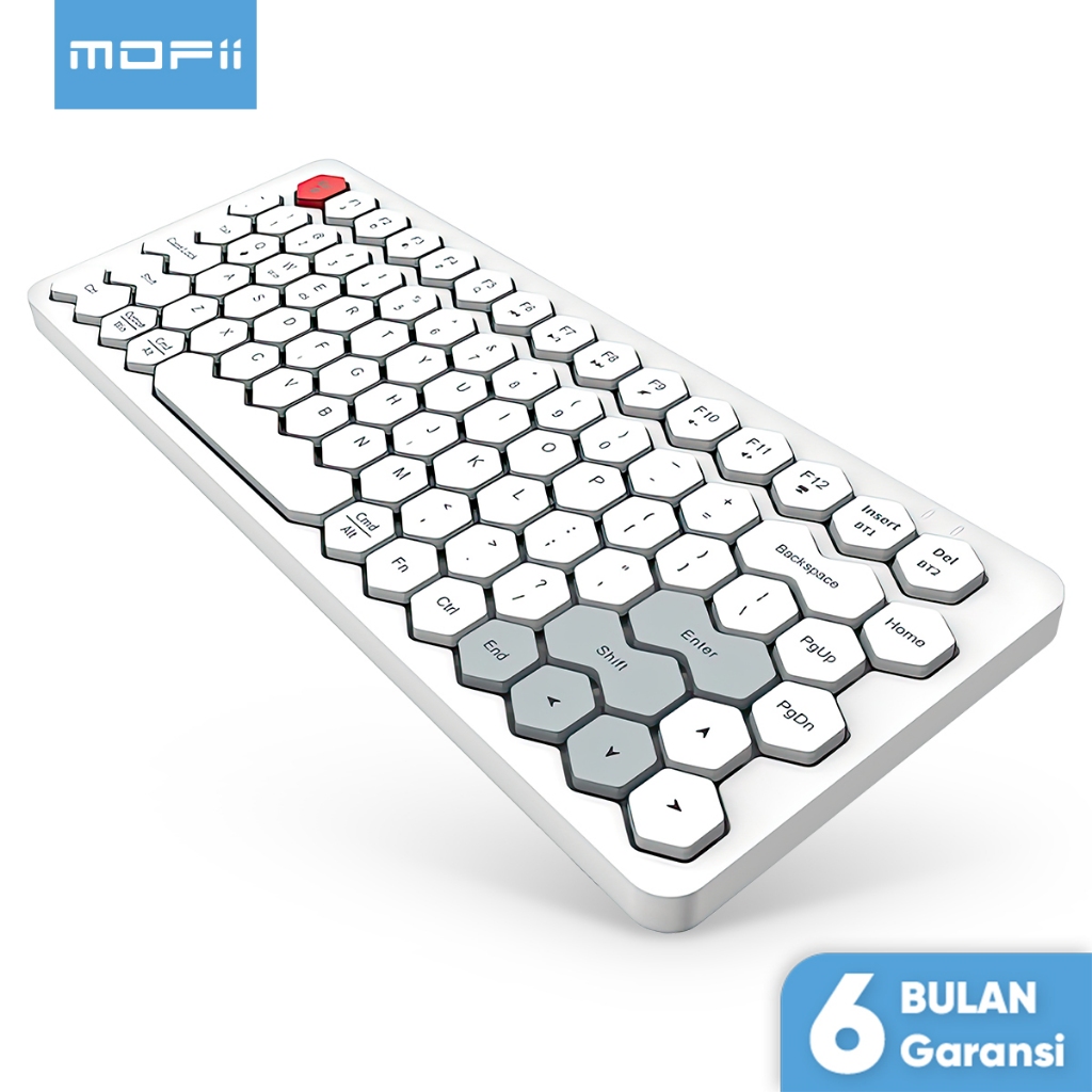 Jual MOFii Keyboard Wireless Bluetooth + 2.4G 2 Model Rechargeable ...