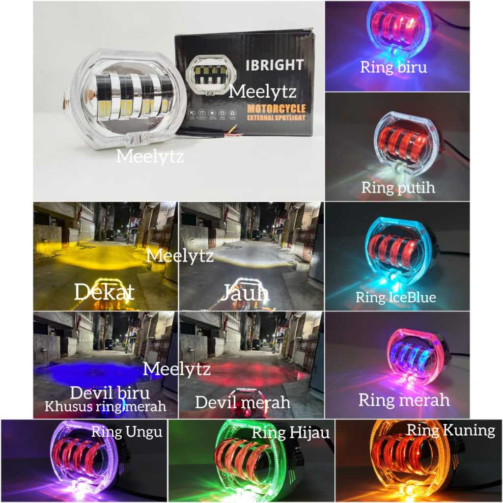 Jual Lampu tembak Biled Projie gen 2 gen 3 Biled proji Biled 4 lensa 8D ...