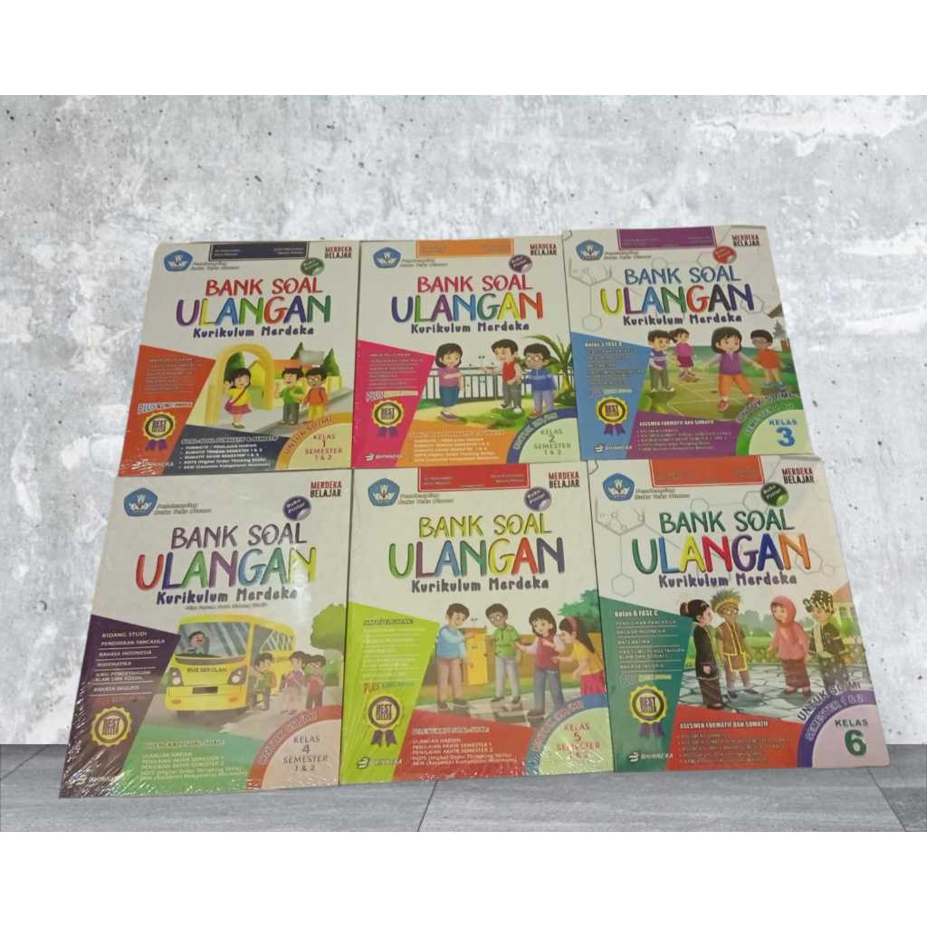 Jual BANK SOAL ULANGAN UNTUK SD/MI SEMESTER 1&2 - MERDEKA BELAJAR | Shopee Indonesia