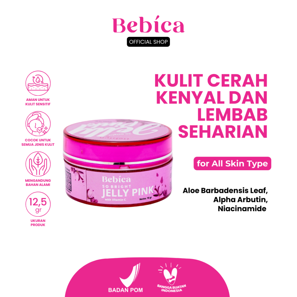 Jual BEBICA So Bright Jelly Pink - Pelembab Moisturizer Mencerahkan ...